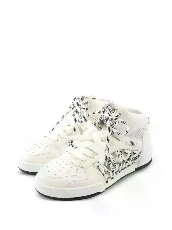 Dior 2020s" First High-top Sneakers - White