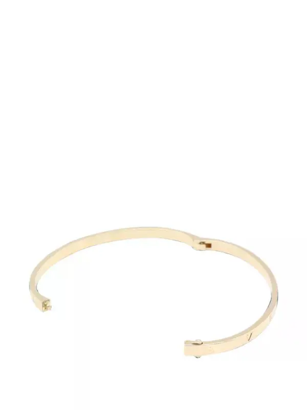 BVLGARI 2010s B-zero1 Engraved Bracelet