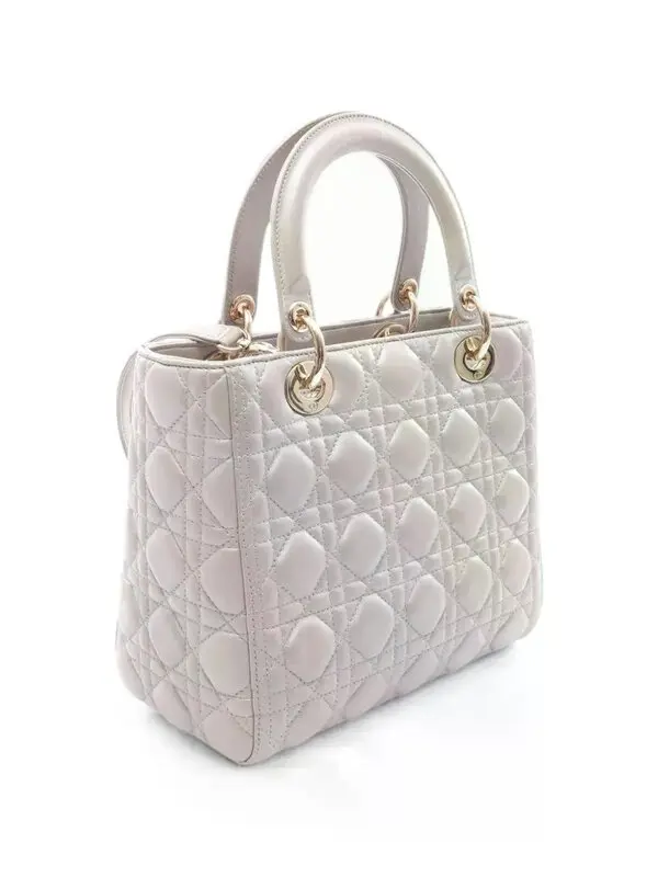 Dior Lady Tote Bag - Grey