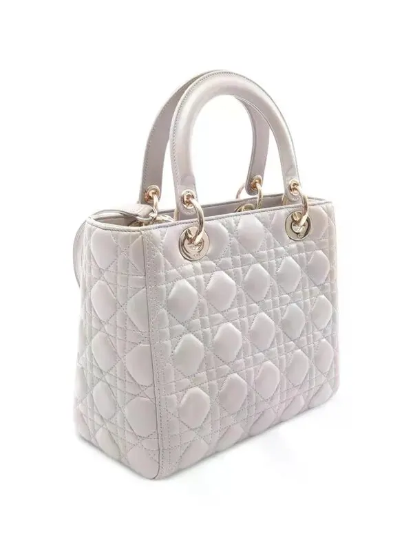 Dior Lady Tote Bag - Grey