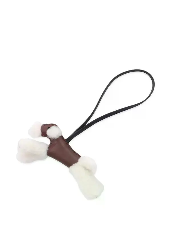 Hermès Paddy Shearling Bag Charm - Brown