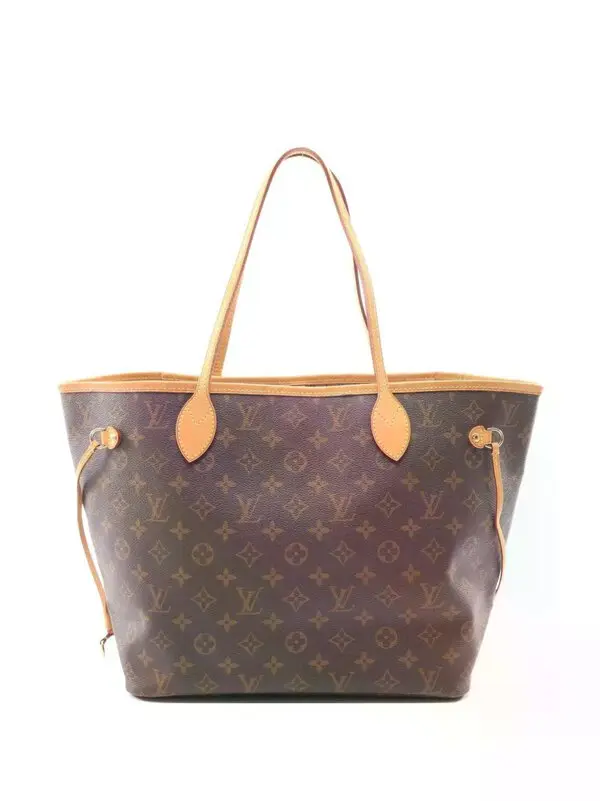 LOUIS VUITTON Neverfull Mm Monogram Shoulder Bag - Brown