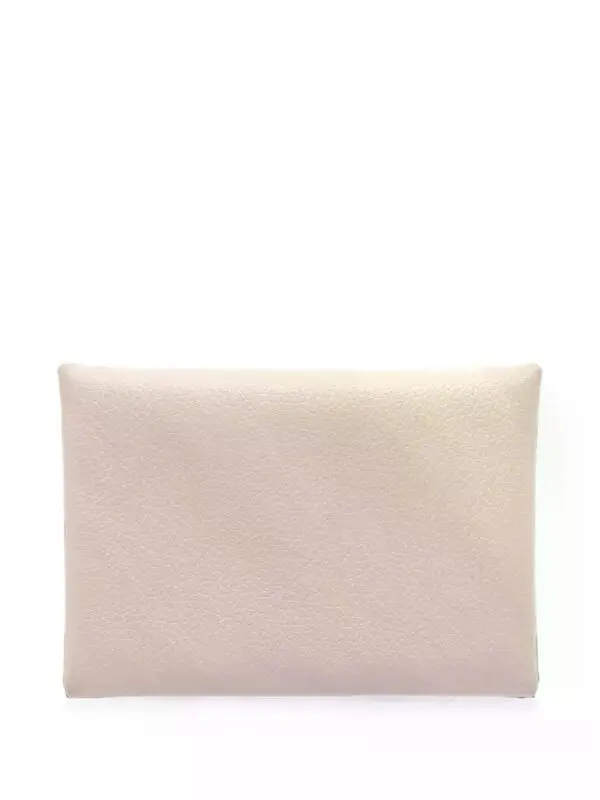 Hermès 2024 Calviduo Evercolor Coin Purse - Neutrals