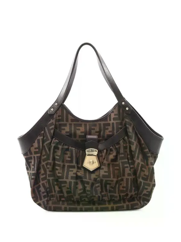 Fendi 2000s Zucca Tote Bag - Brown