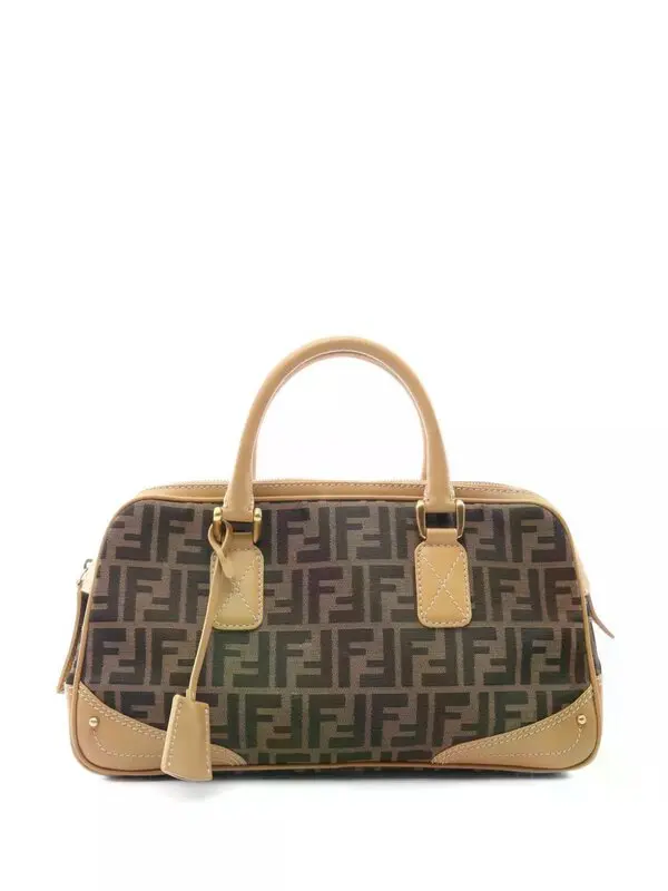 Fendi Zucca Boston Bag