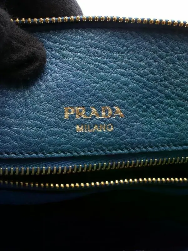 Prada 2010s Vitello Dino Tote Bag