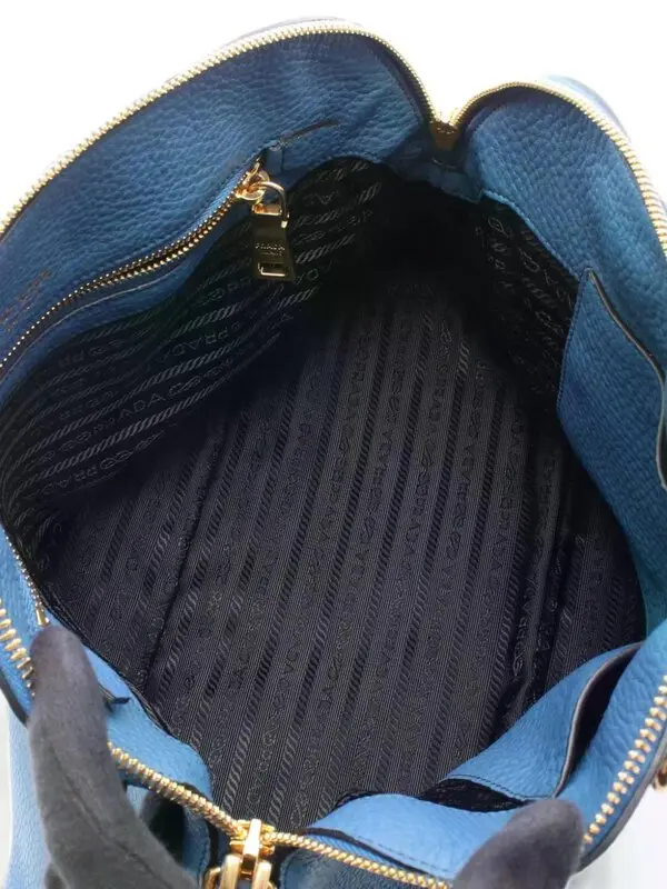 Prada 2010s Vitello Dino Tote Bag
