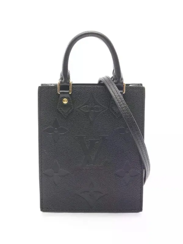 LOUIS VUITTON Monogram Empreinte Tote Bag - Black