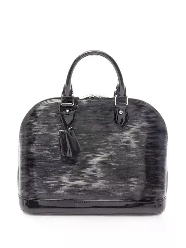 LOUIS VUITTON Epi Electric Alma Pm Tote Bag - Black