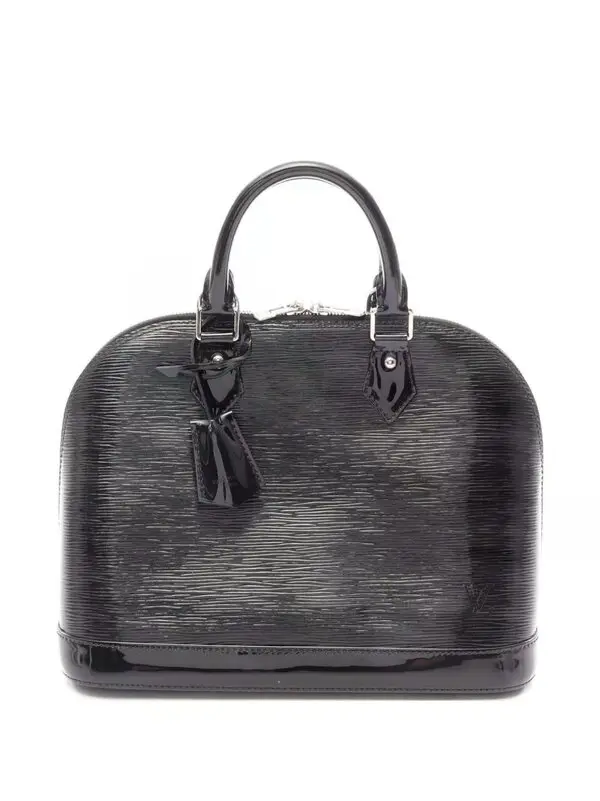 LOUIS VUITTON Epi Electric Alma Pm Tote Bag - Black