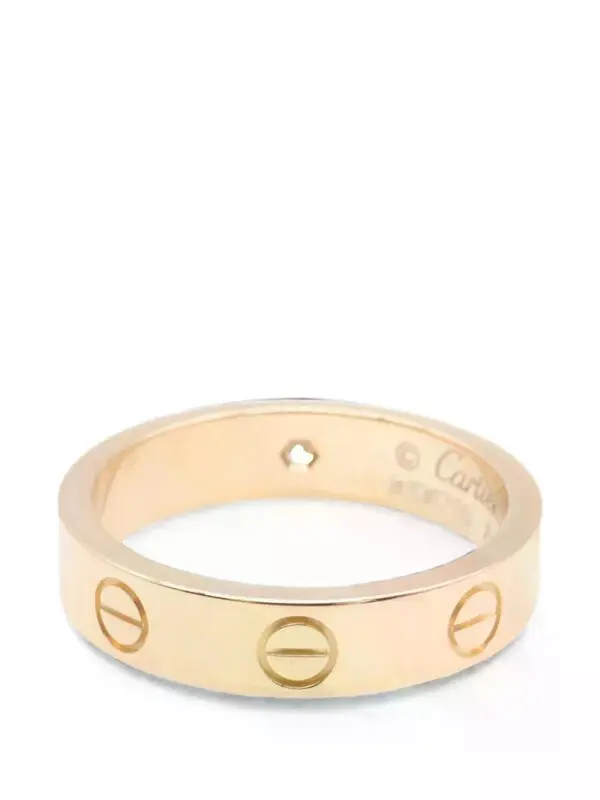 Cartier 18kt Gold Diamond Ring - Pink