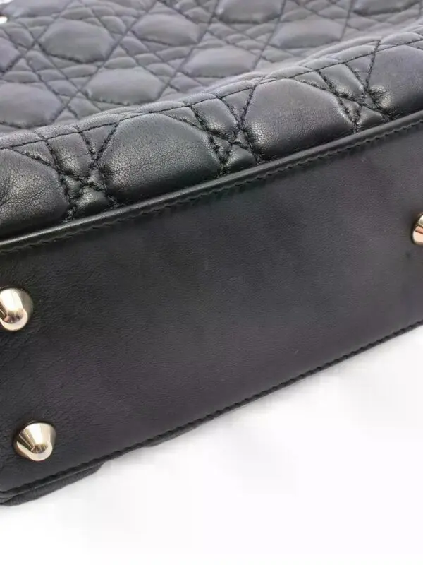 Dior 2000s Cannage Chain Tote Bag