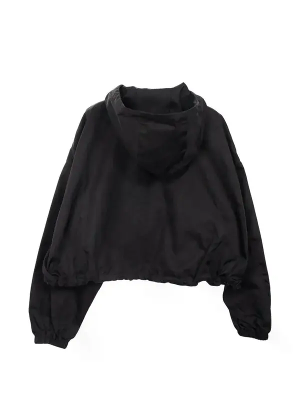 Prada 2010s Re-nylon Triangle Logo Hooded Jacket