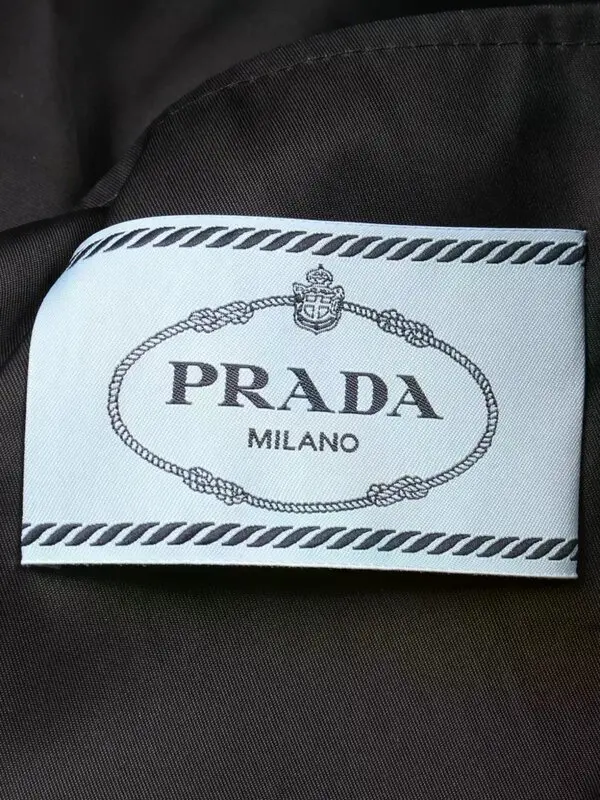 Prada 2010s Re-nylon Triangle Logo Hooded Jacket
