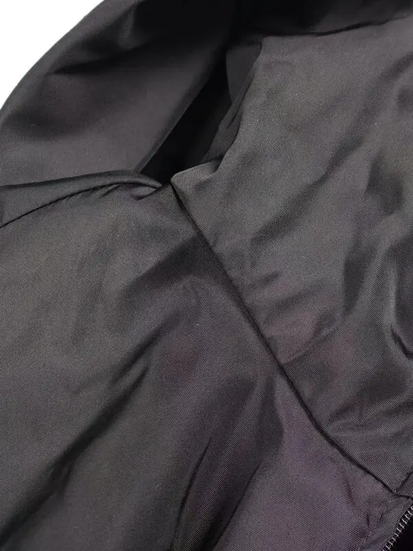 Prada 2010s Re-nylon Triangle Logo Hooded Jacket