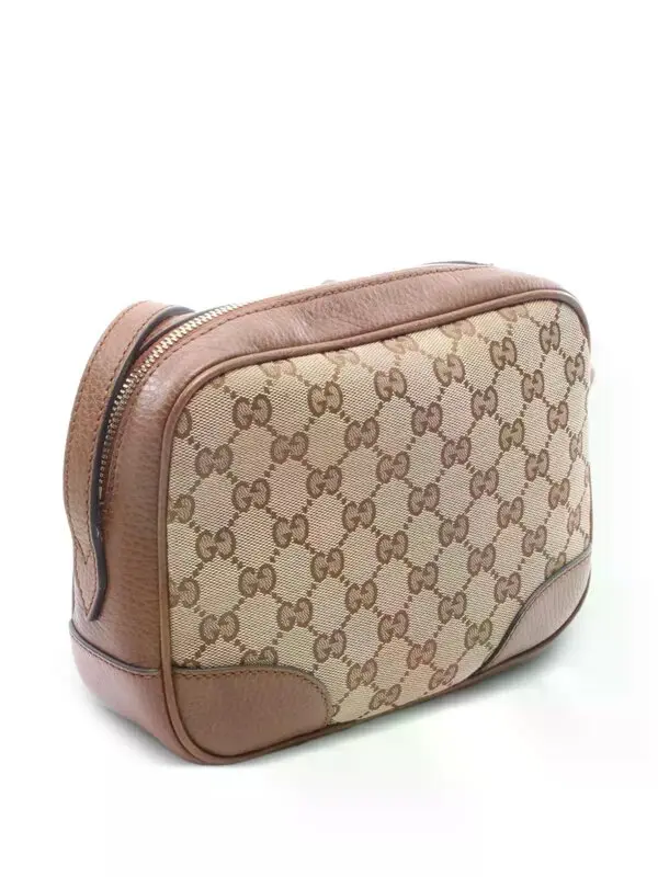Gucci Gg Canvas Shoulder Bag - Brown