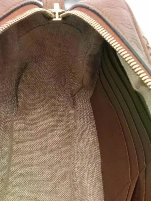 Gucci Gg Canvas Shoulder Bag - Brown