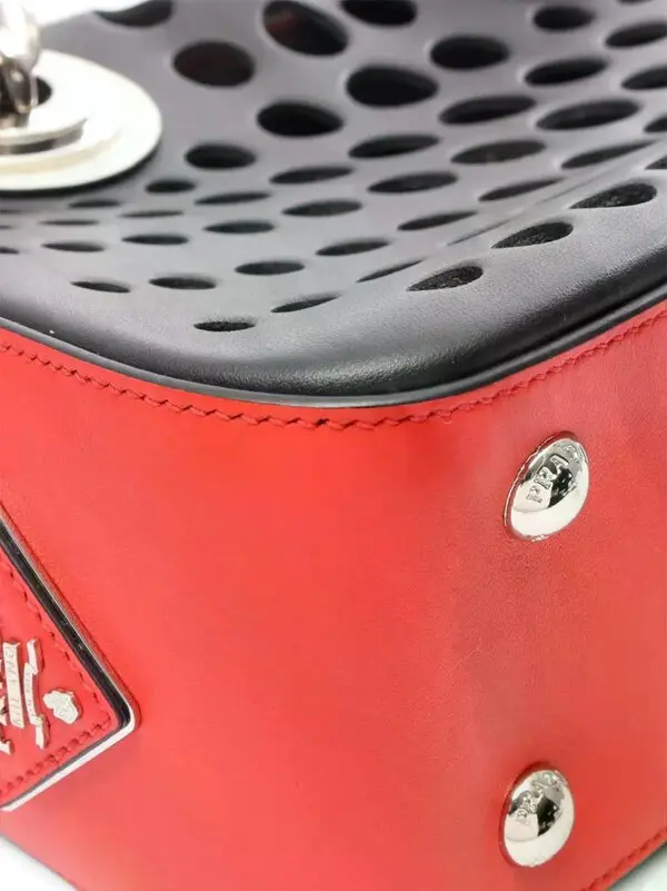 Prada City Fori Perforated Shoulder Bag