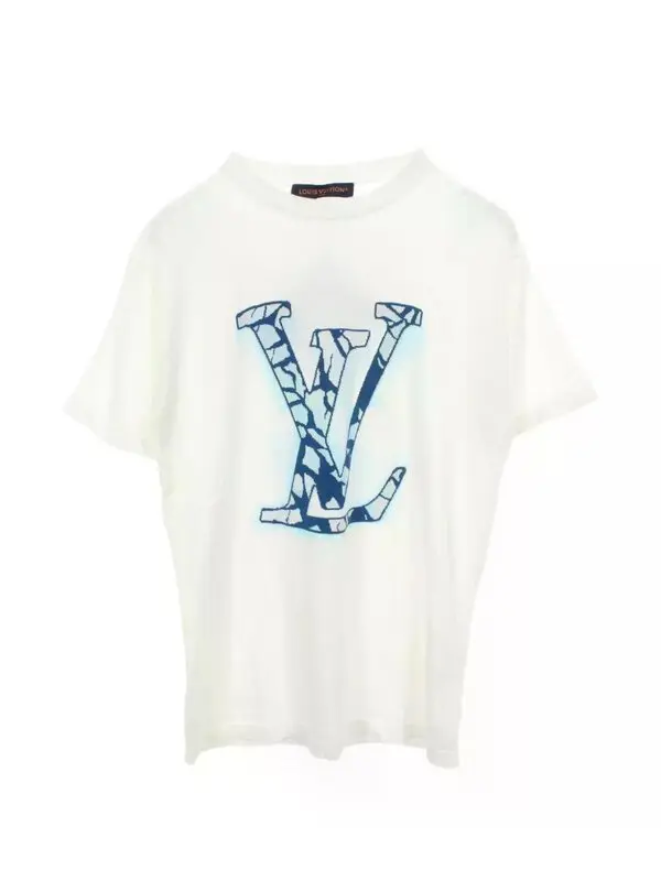 LOUIS VUITTON 2010s Ski Logo T-shirt - White