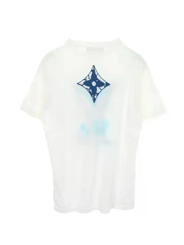 LOUIS VUITTON 2010s Ski Logo T-shirt - White