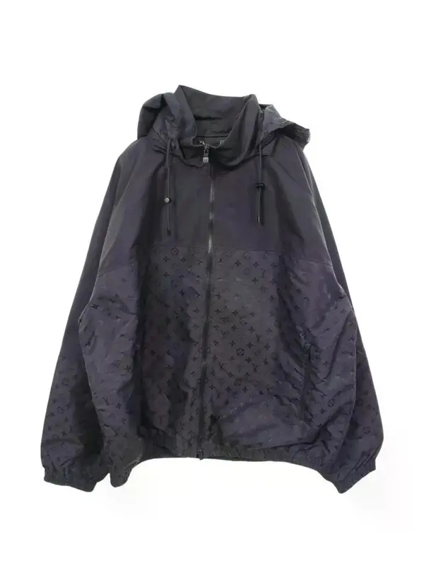 LOUIS VUITTON 2010s Shadow Monogram Windbreaker Jacket