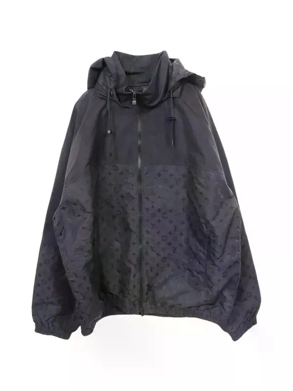 LOUIS VUITTON Shadow Monogram Windbreaker Jacket