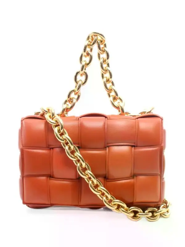 Bottega Veneta 2010s Chain Cassette Shoulder Bag