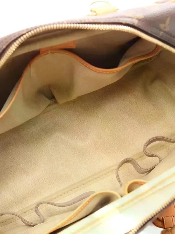 LOUIS VUITTON Monogram Deauville Handbag - Brown