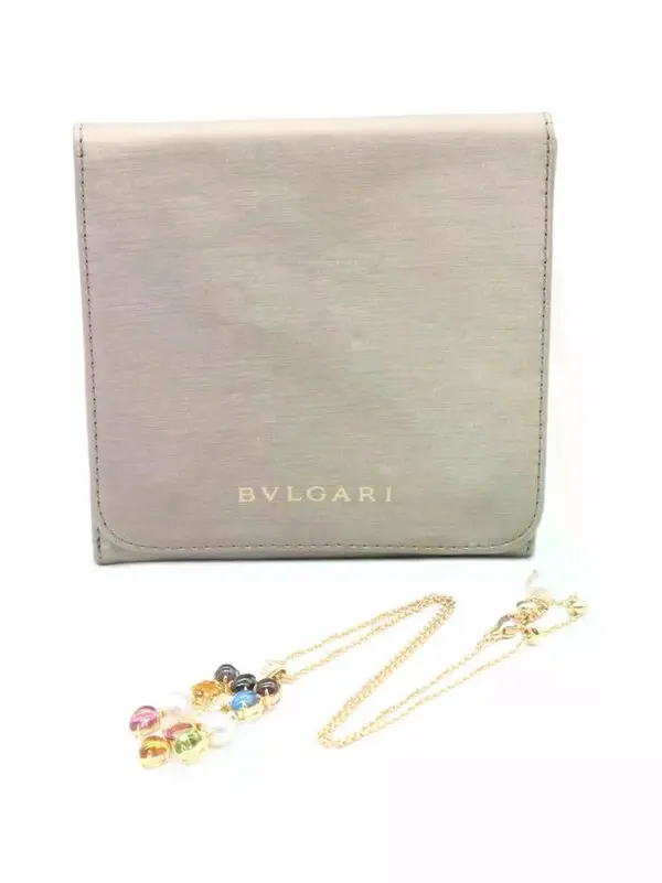 BVLGARI 18k Yellow Diamond And Multi-stone Necklace