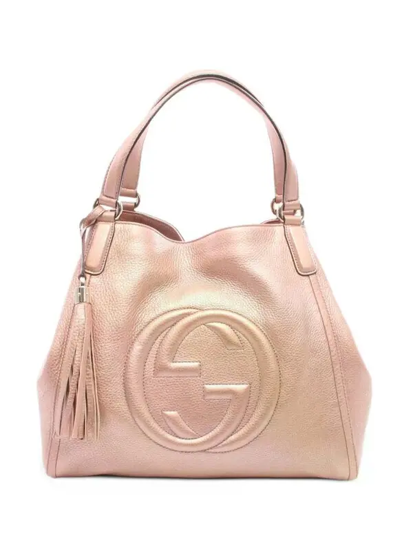 Gucci 2000s Soho Cellarius Shoulder Bag - Pink