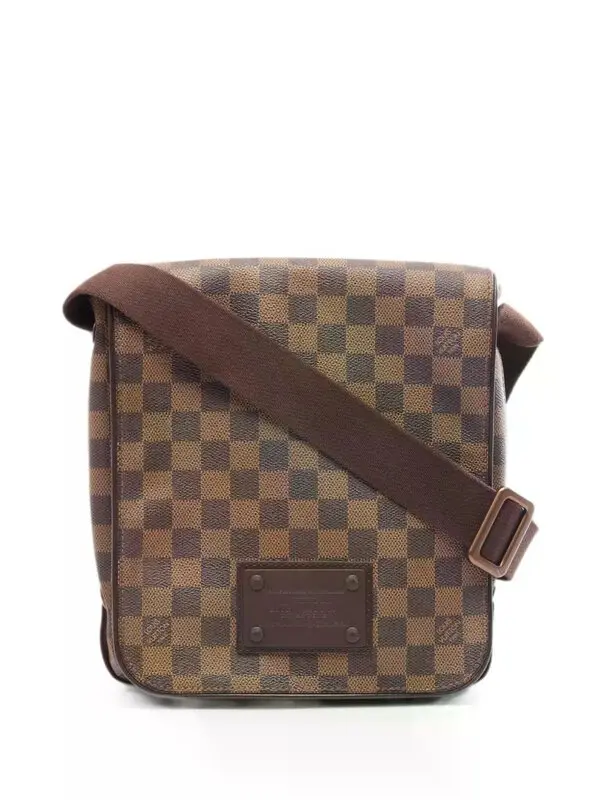 LOUIS VUITTON Damier Ebene Brooklyn Shoulder Bag