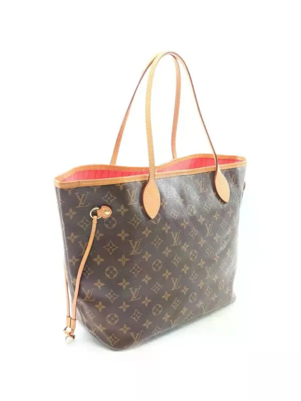 LOUIS VUITTON 2015 Monogram Neverfull Mm Tote Bag - Brown