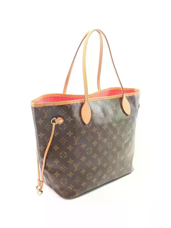 LOUIS VUITTON 2015 Monogram Neverfull Mm Tote Bag - Brown