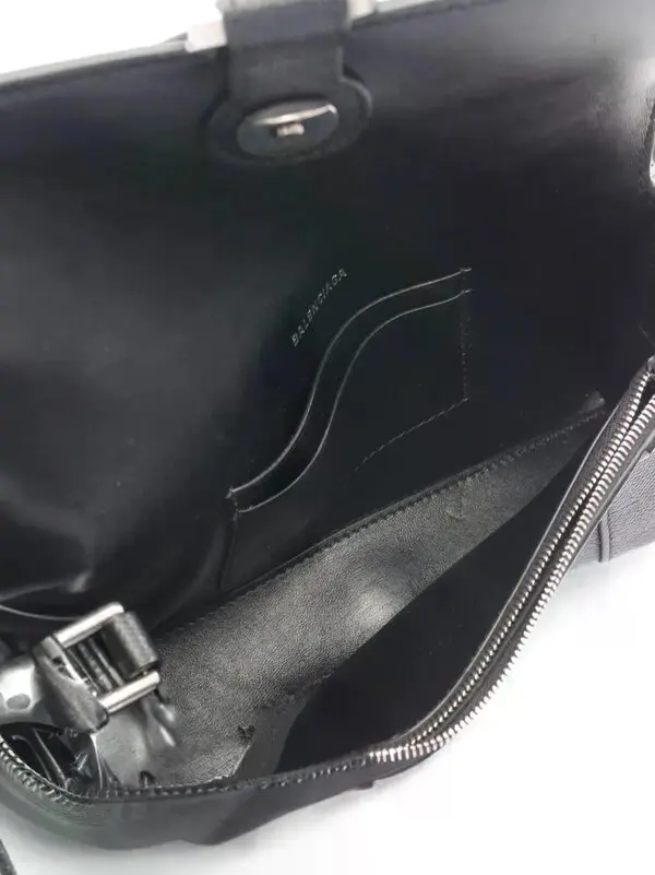 Balenciaga Downtown Shoulder Bag - Black