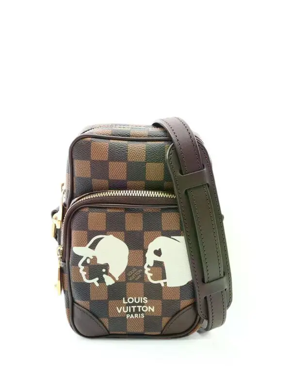 LOUIS VUITTON Amazon Damier Friendship Shoulder Bag - Brown