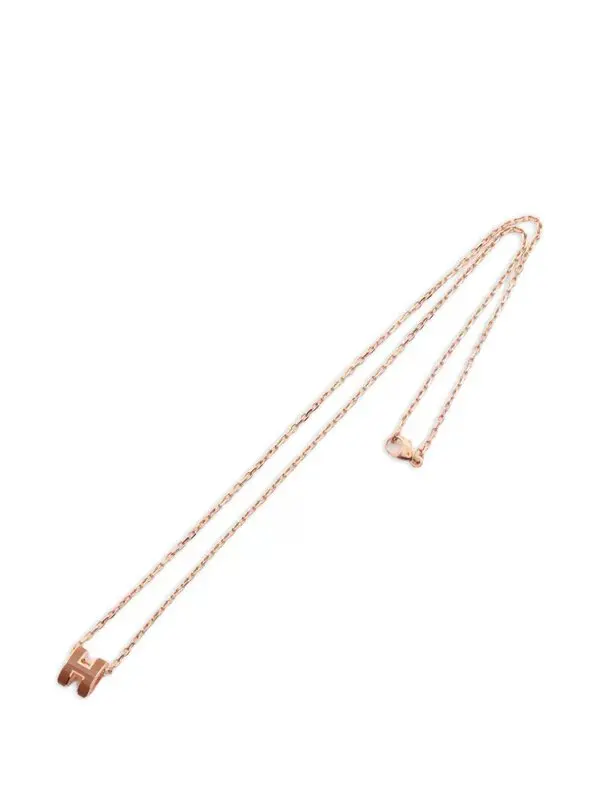 Hermès Mini Pop H Necklace - Pink