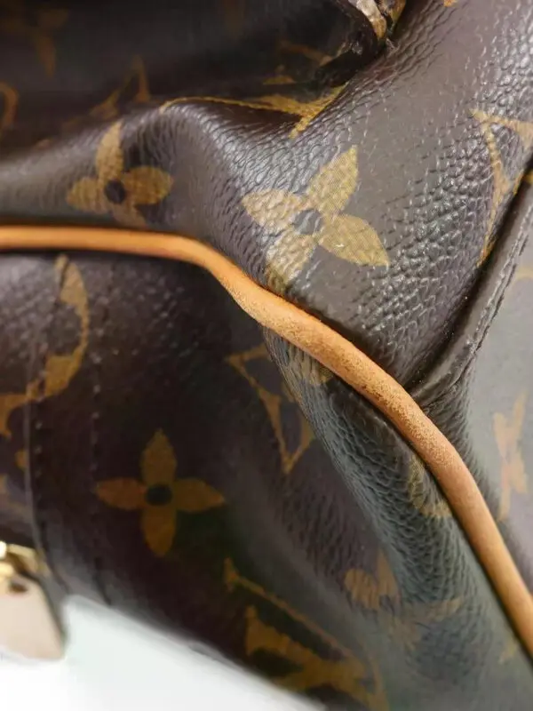 LOUIS VUITTON 2008 Gm Manhattan Monogram Tote Bag - Brown