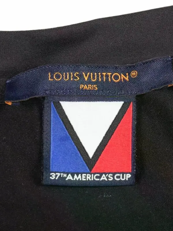 LOUIS VUITTON 2010s America's Cup Logo-print T-shirt
