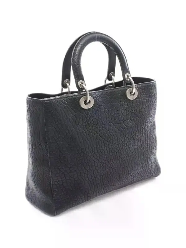Dior 2000s Medium Diorissimo Tote Bag - Black
