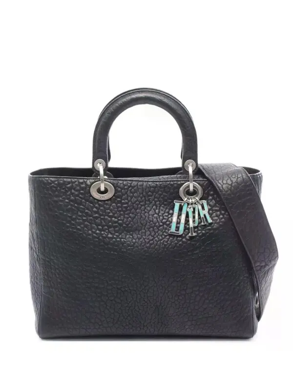 Dior 2000s Medium Diorissimo Tote Bag - Black