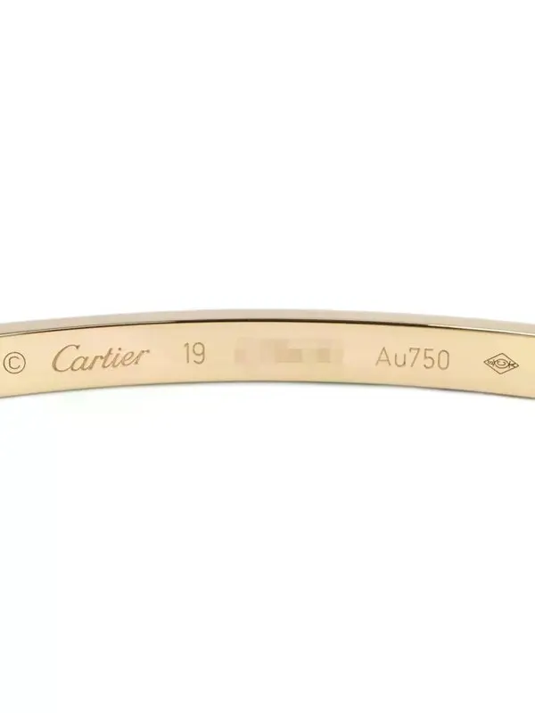 Cartier 18k Yellow Love Sm Bracelet