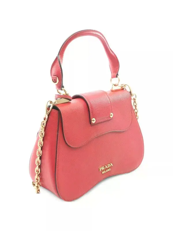 Prada Sidone Saffiano Leather Tote Bag