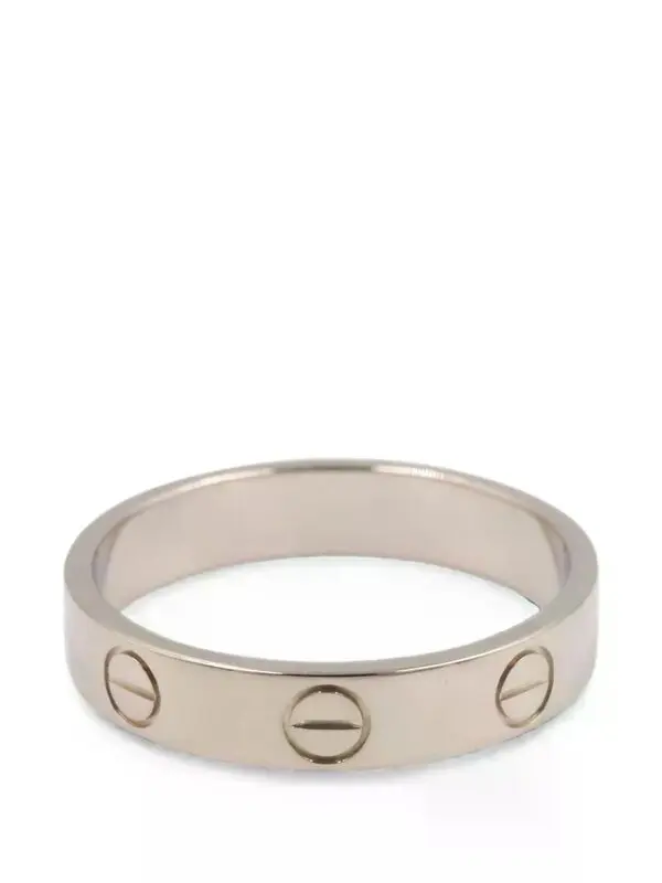 Cartier 2010s Mini Love Ring - Silver