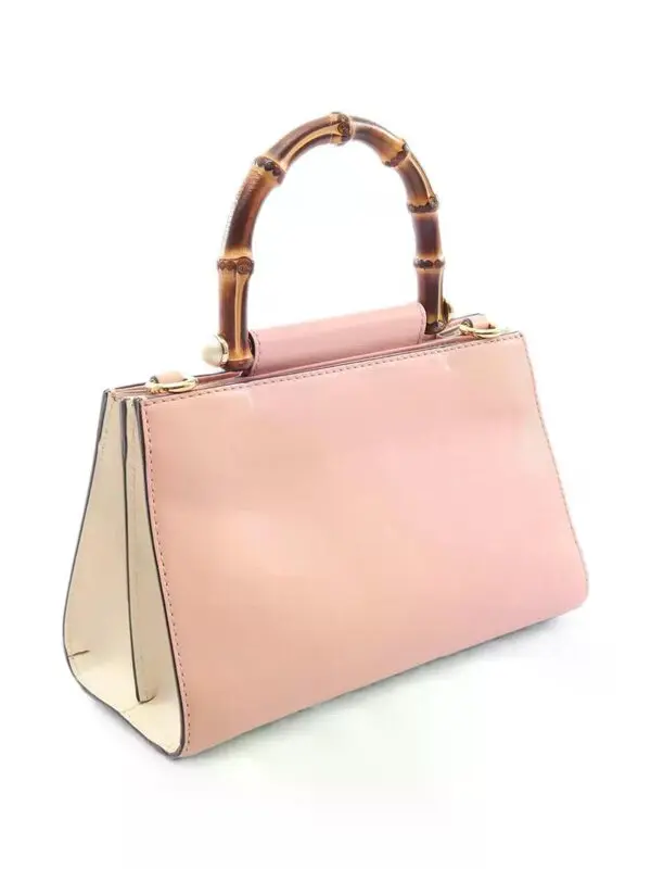 Gucci 2010s Bamboo Leather Handbag