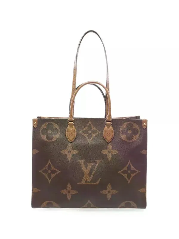 LOUIS VUITTON 2019 Monogram Giant On-the-go Tote Bag - Brown