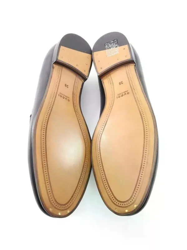 Gucci 2020s Leather Horsebit Loafers - Black