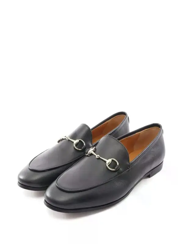 Gucci 2020s Leather Horsebit Loafers - Black