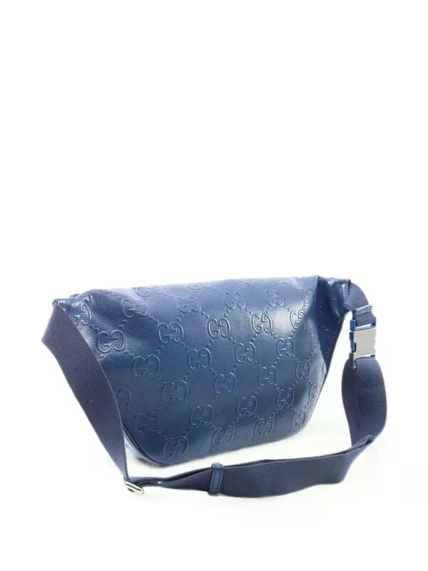Gucci 2010s Gg Embossed Belt Bag