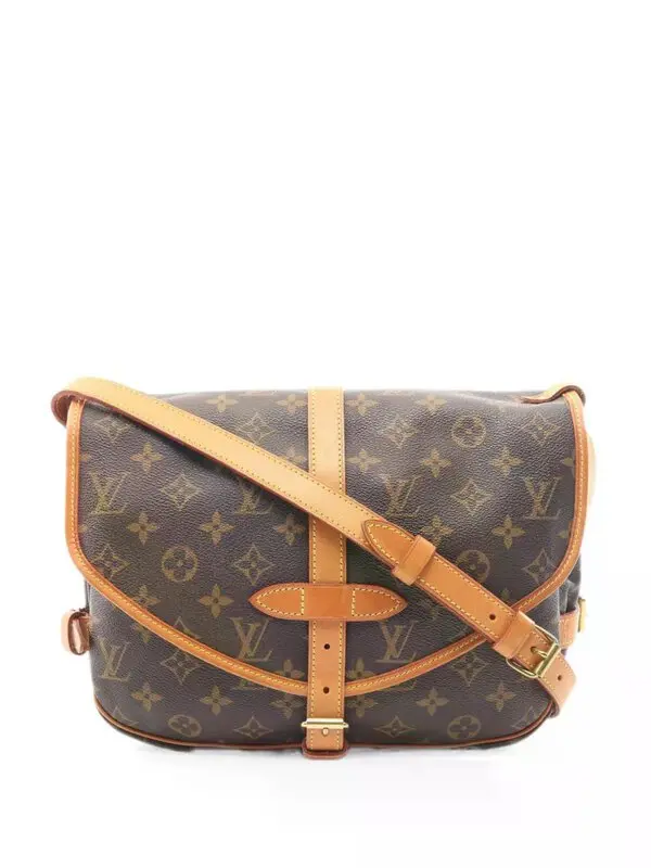 LOUIS VUITTON 1998 Monogram Saumur Shoulder Bag