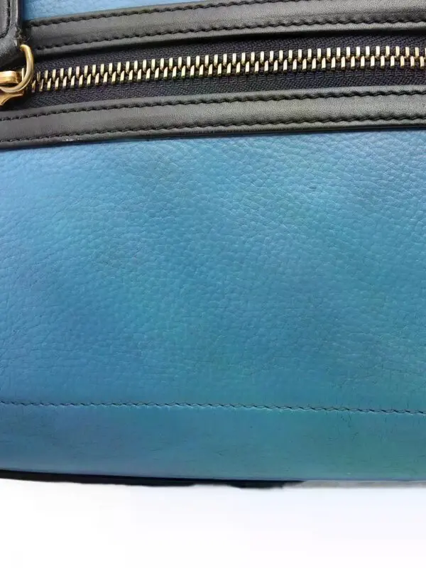 Celine 2000s Micro Luggage Tote Bag - Blue